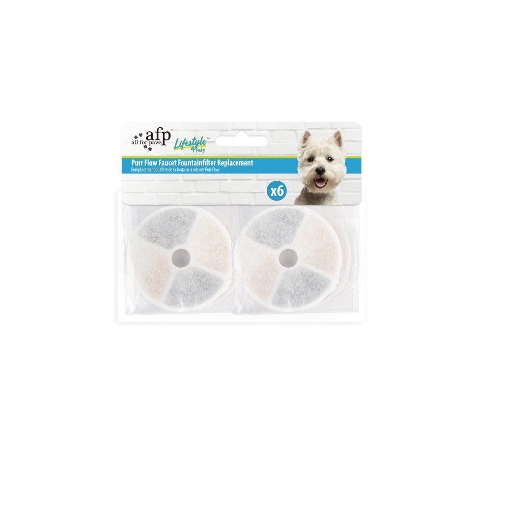 All For Paws Lifestyle 4 Pets Purr Flow Faucet Pet Fountain Filters ...